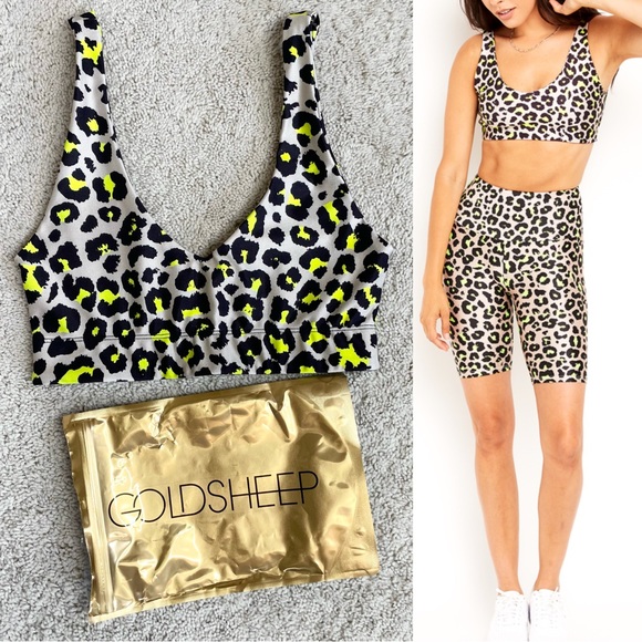 Goldsheep | Intimates & Sleepwear | Goldsheep Neon Nude Cheetah Ubra ...